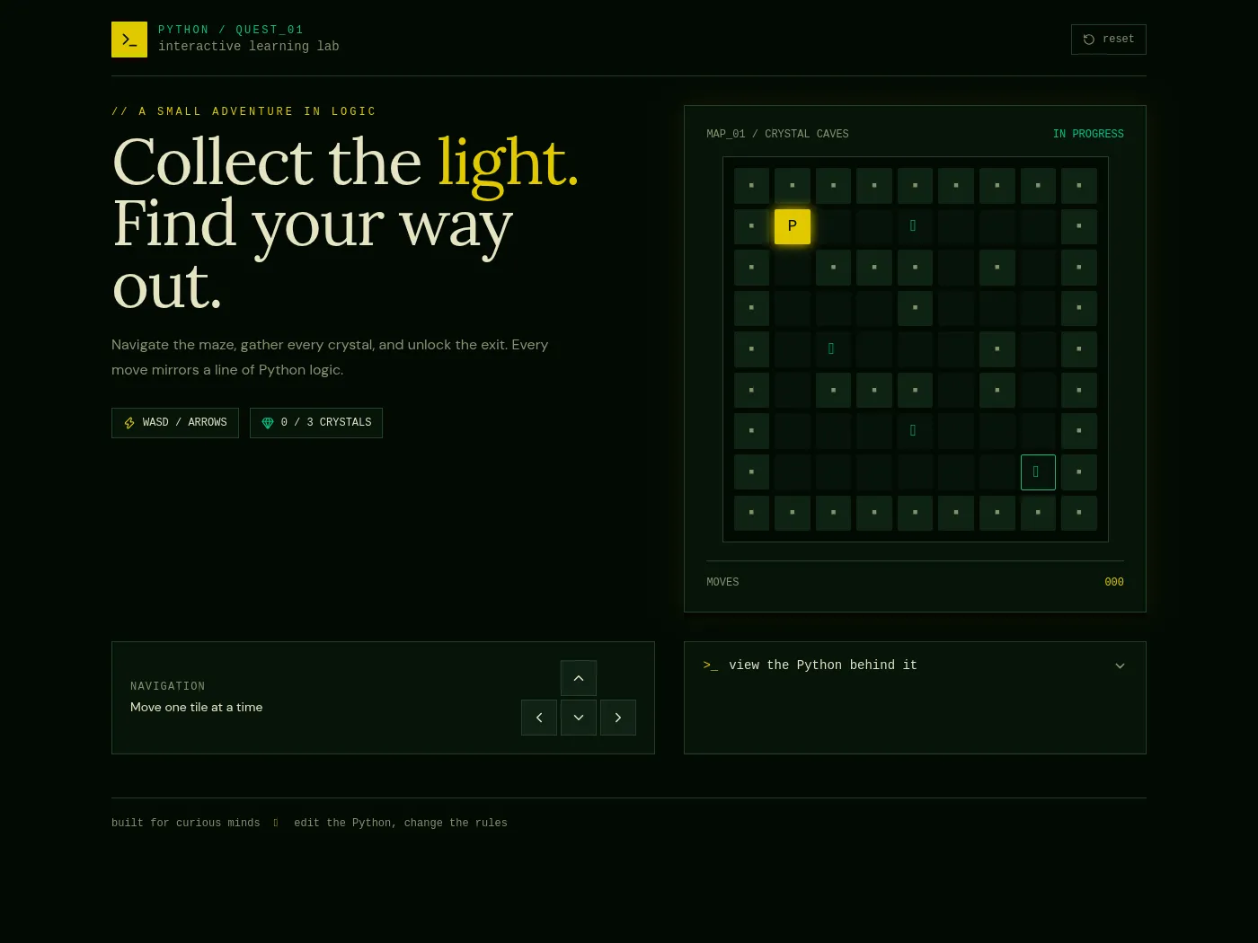 PythonGrid Quest