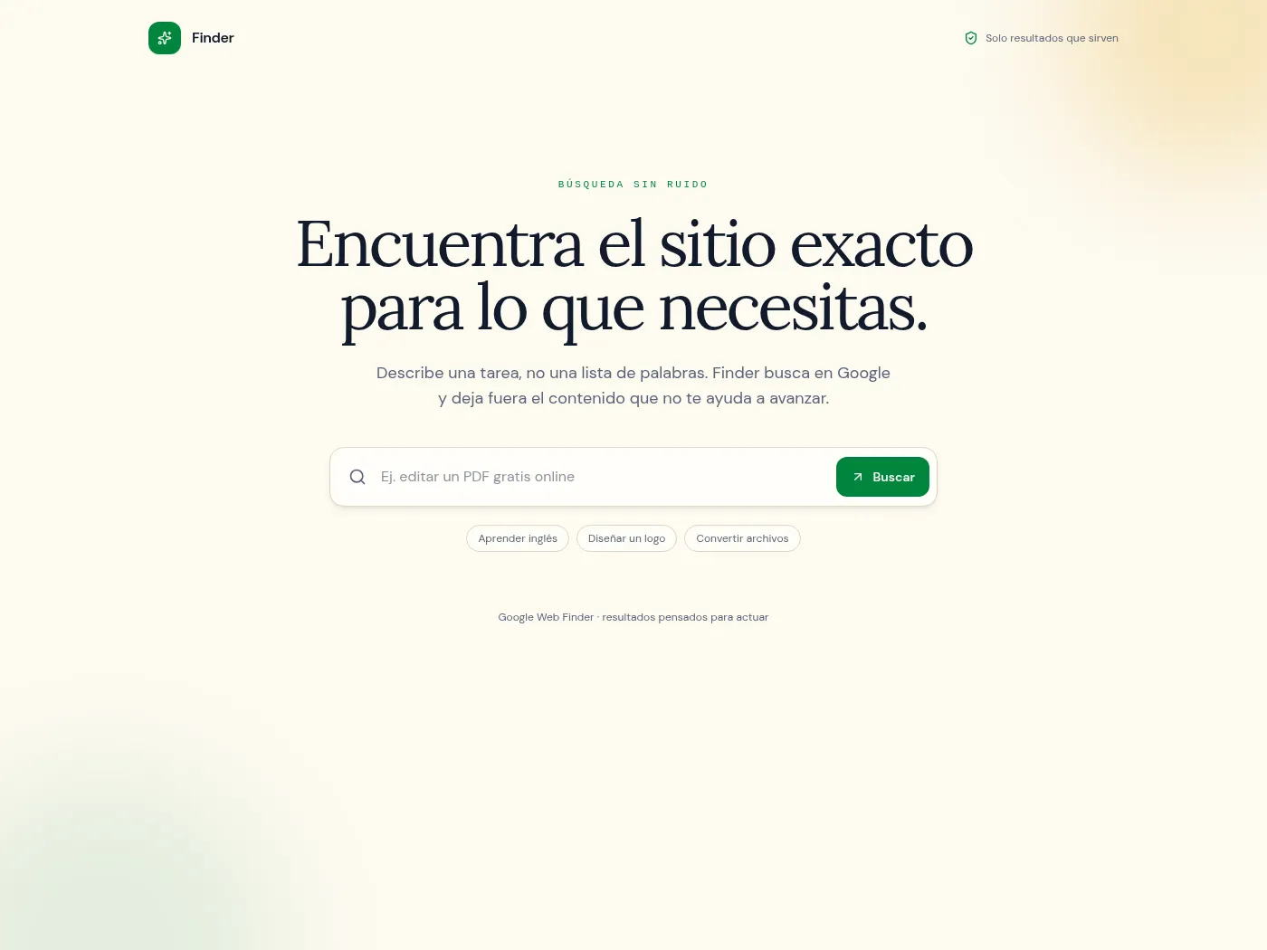 Google Web Finder