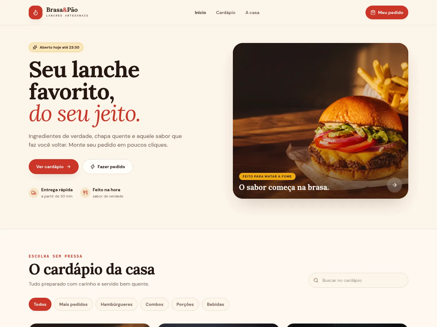Lanchonete Online Express