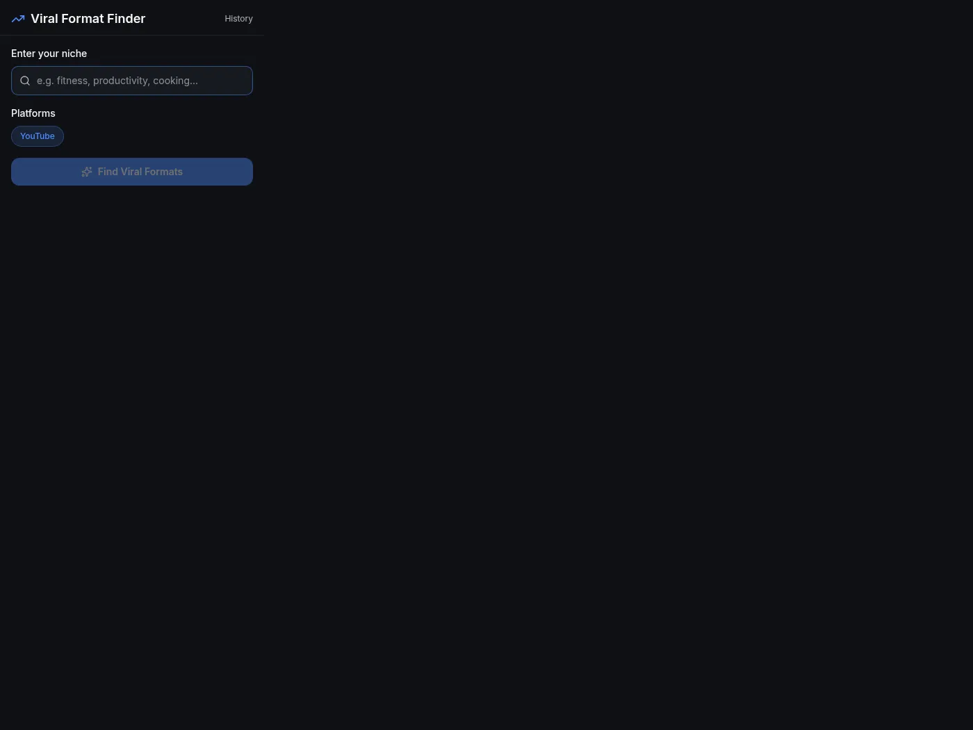 Viral Format Finder