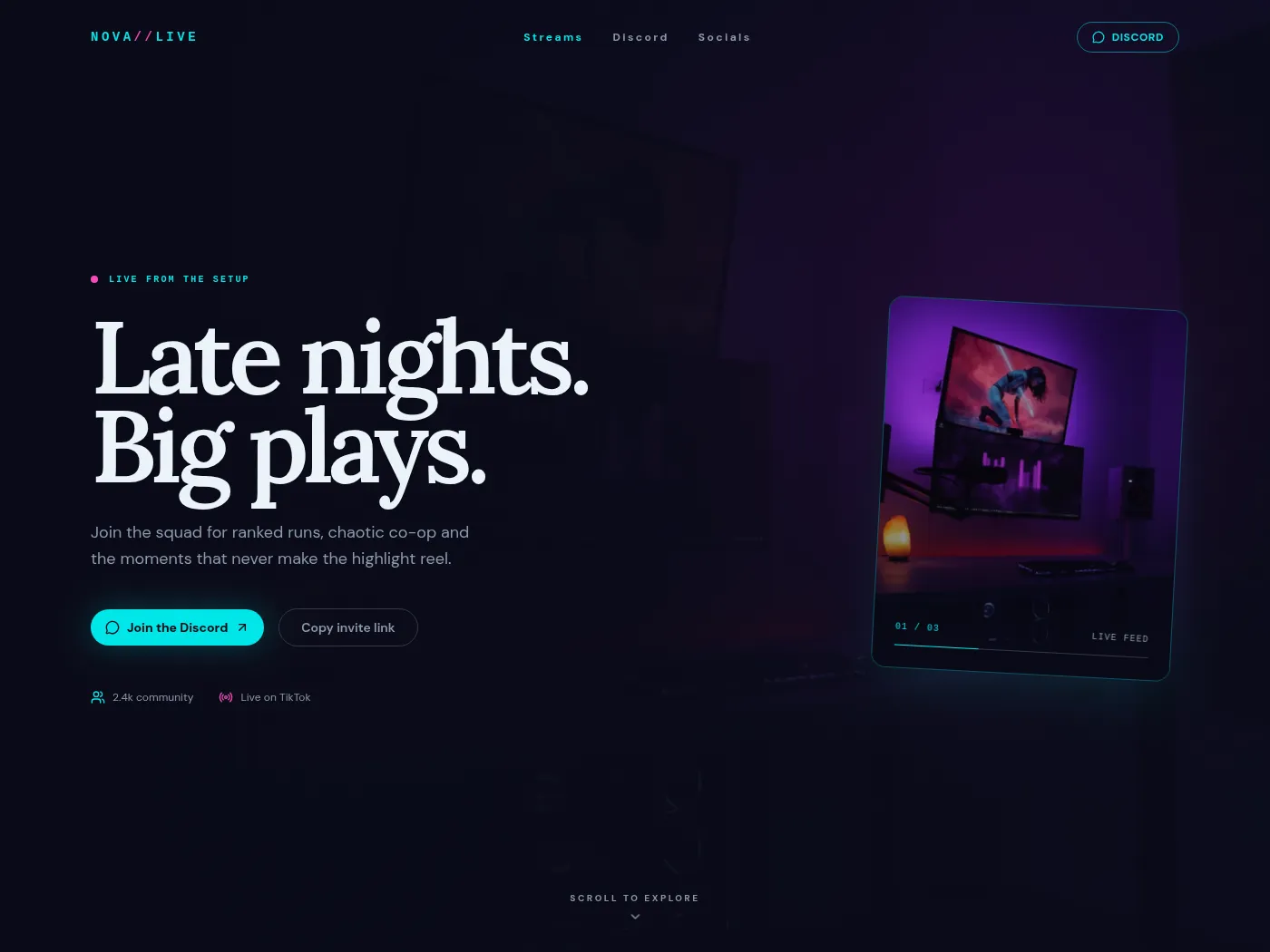 TikTok Streamer Hub