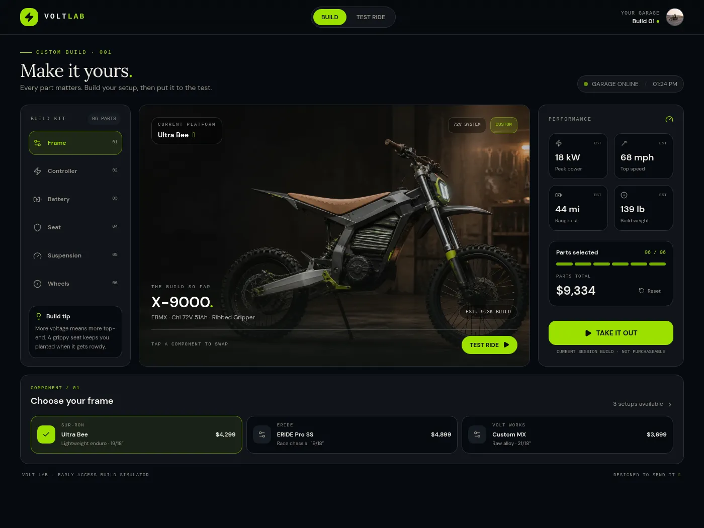 Ebike Builder Game