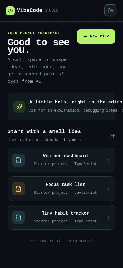 VibeCode AI Studio
