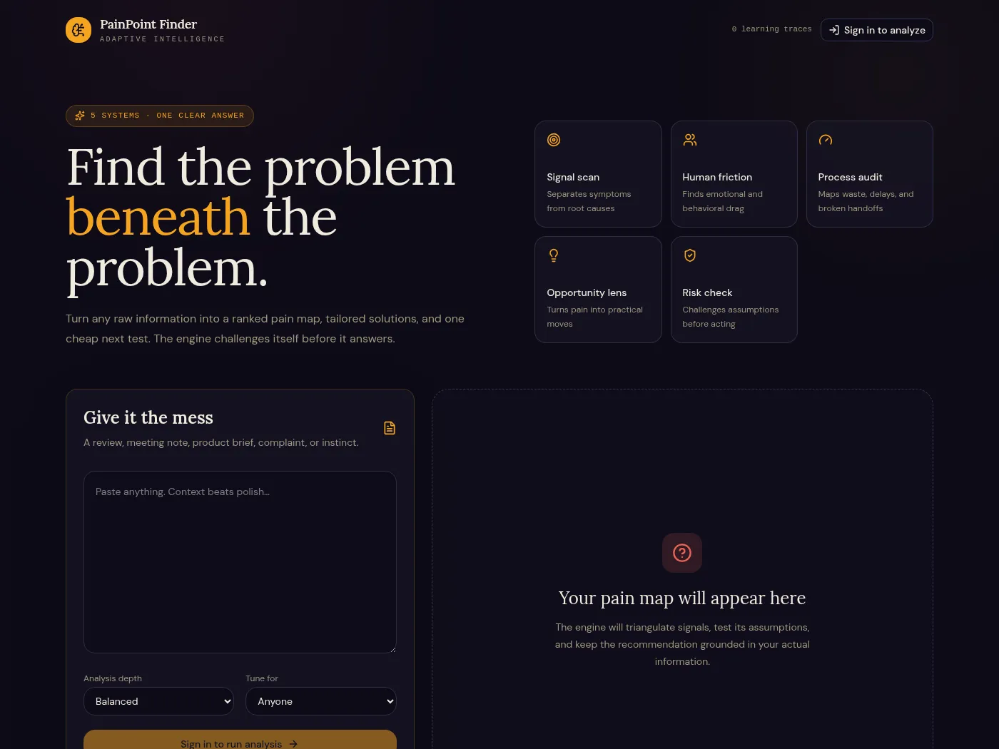 PainPoint Finder AI
