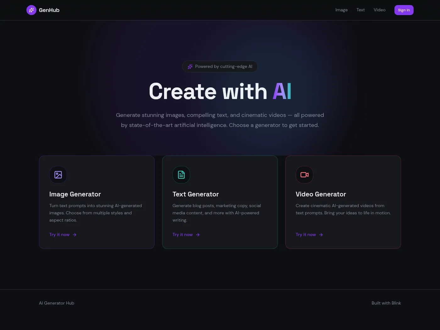 AI Generator Hub