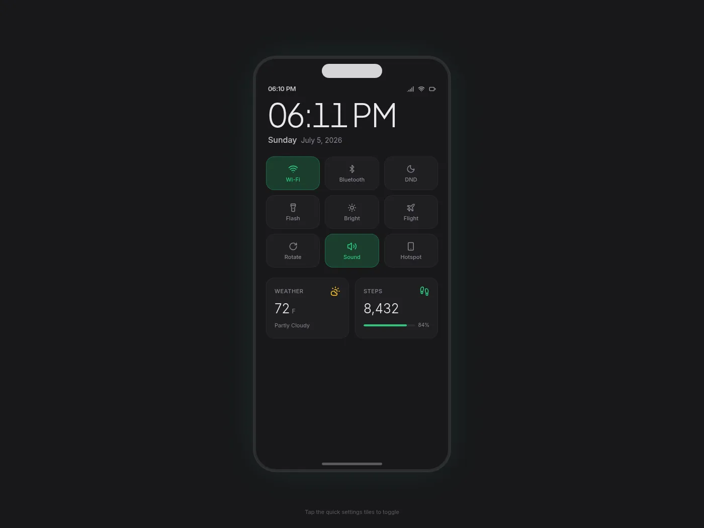 RealMe UI Dashboard