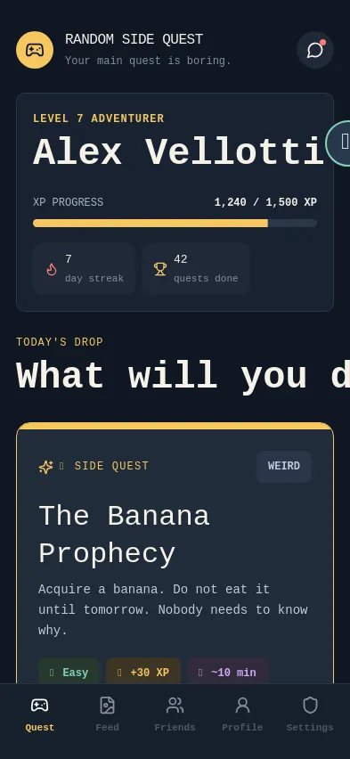Random Side Quest