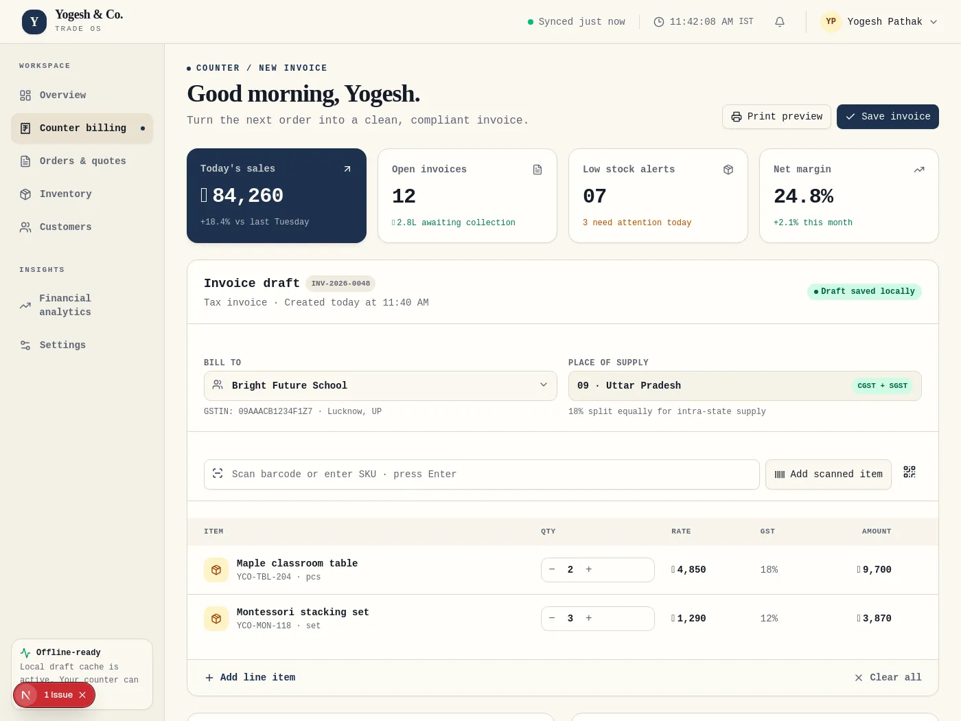Yogesh & Co. OS