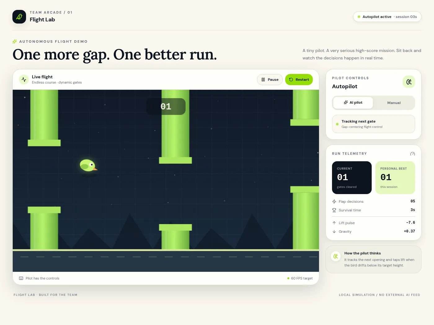 AI Flappy Bird Bot