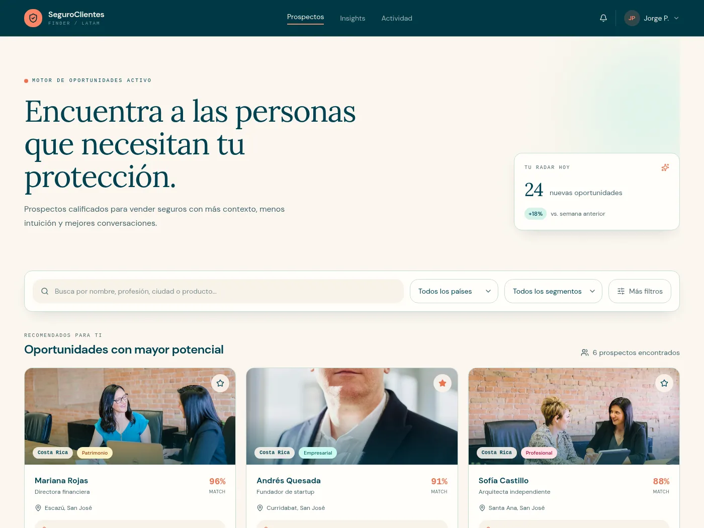 SeguroClientes Finder