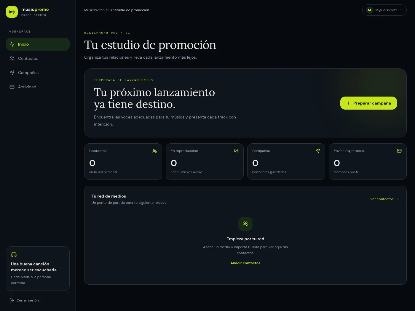 MusicPromo Pro App