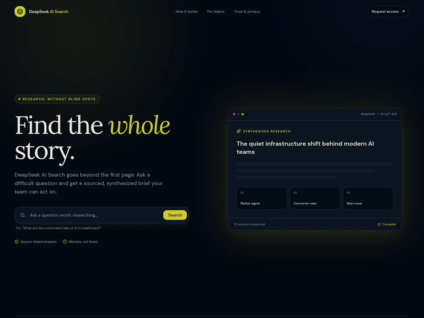 DeepSeek AI Search