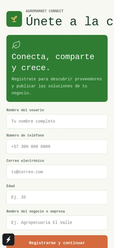AgroMarket Connect