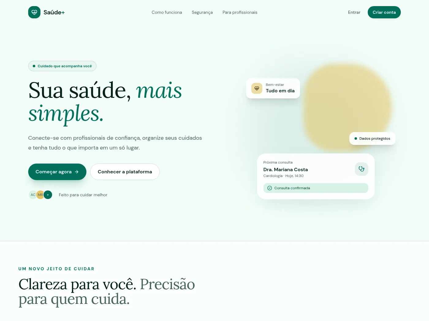 Saúde+ Digital Platform
