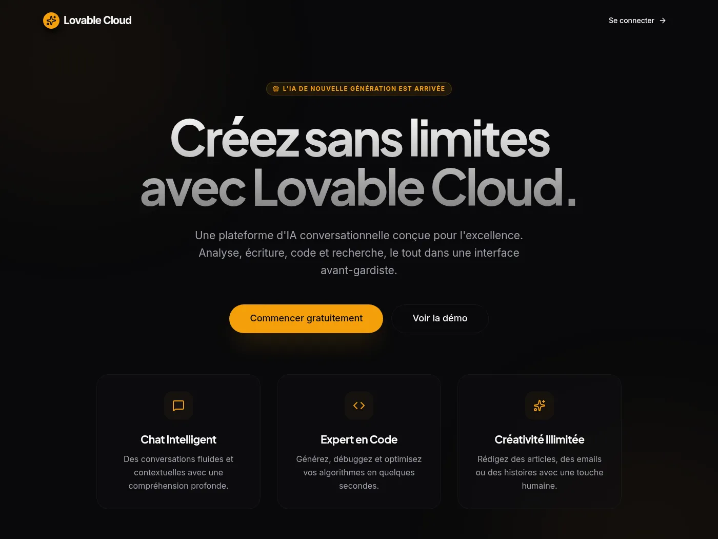 Lovable Cloud AI Chat