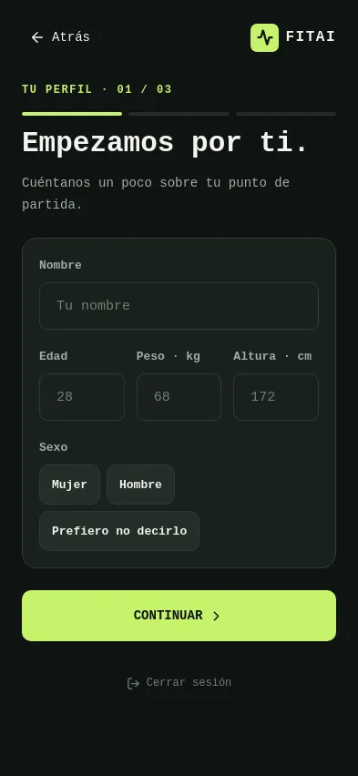 FITAI Personal Trainer