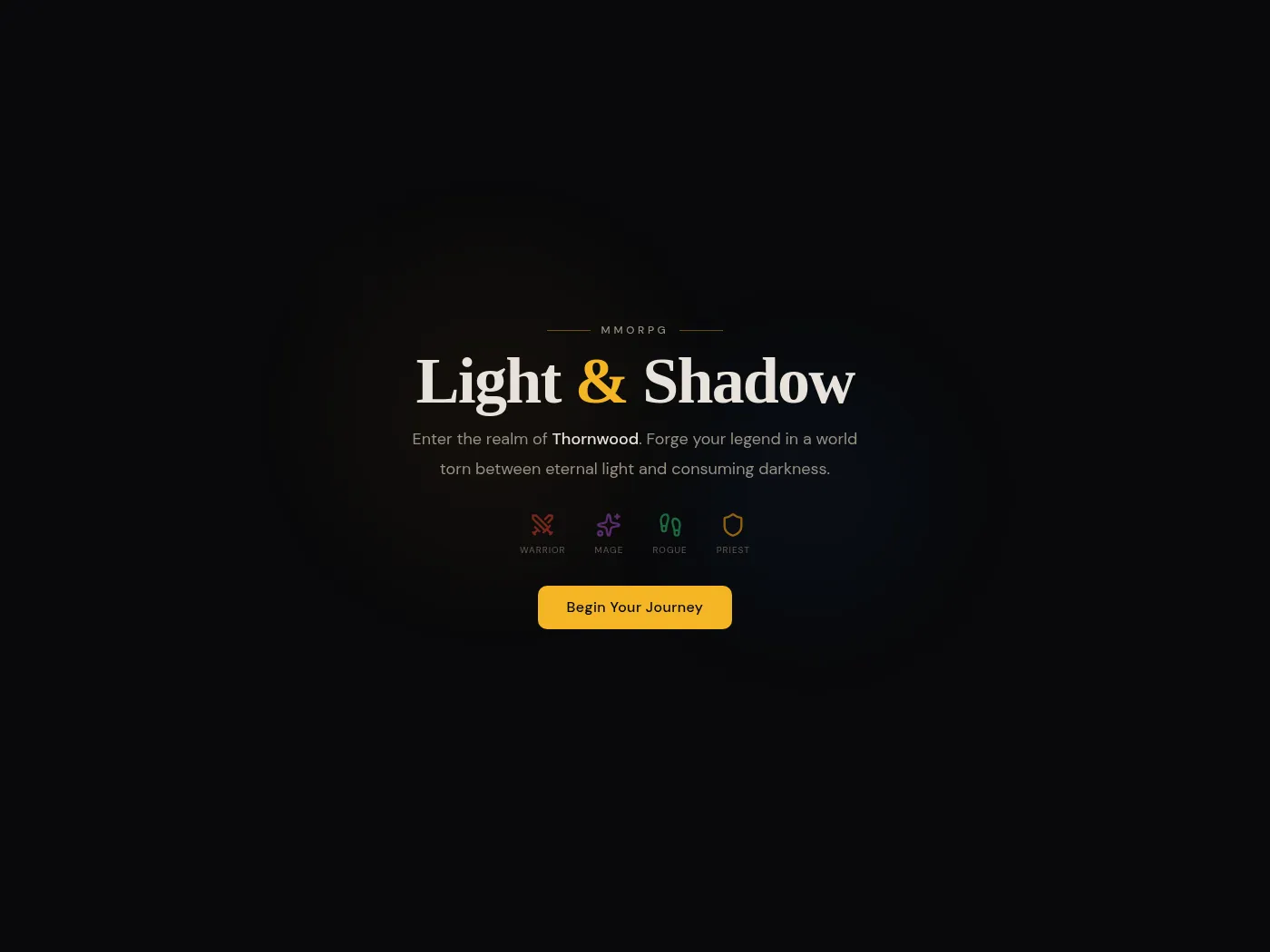 Light and Shadow MMORPG