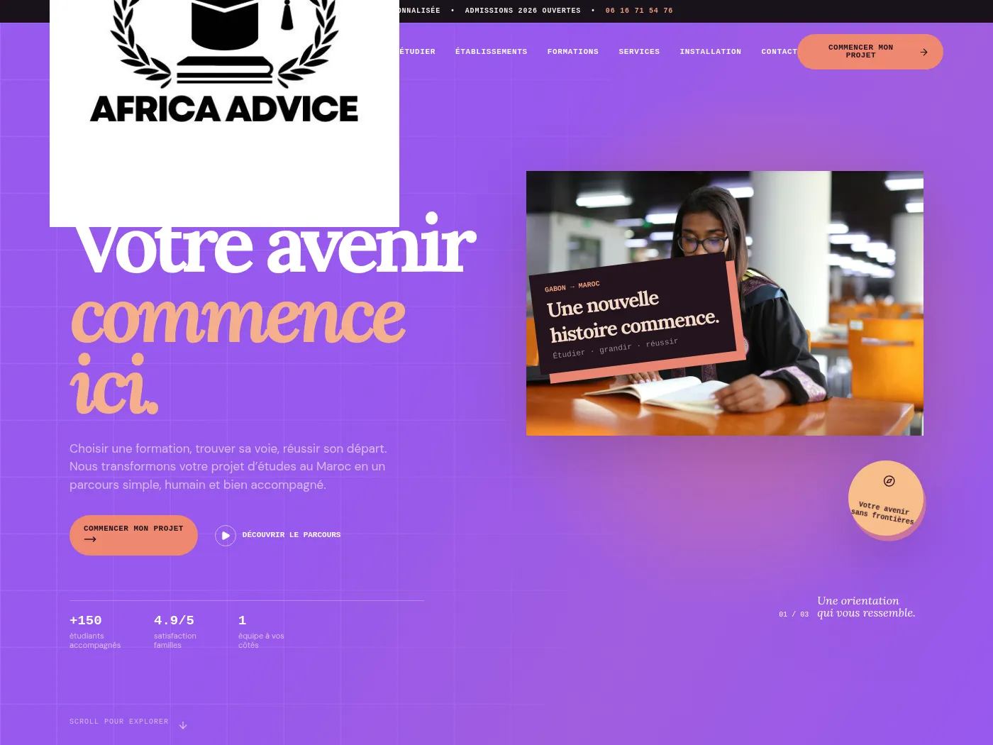 Africa Advice Web Experience