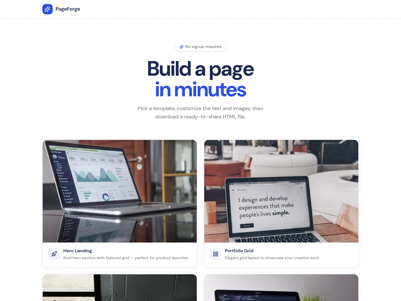 WebPage Creator