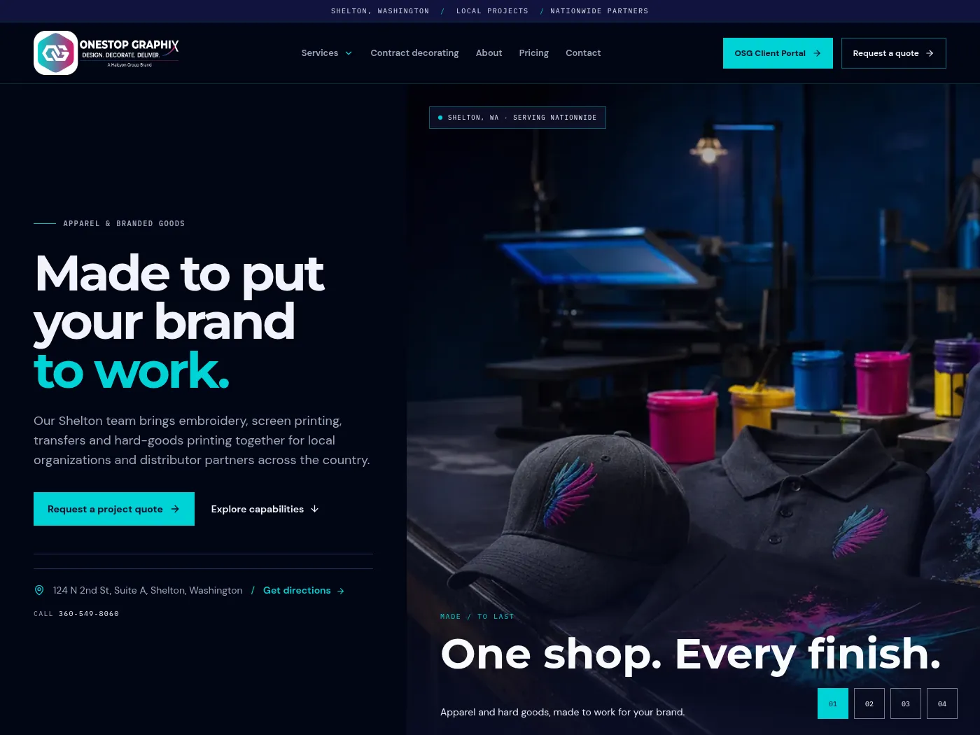 OneStop Graphix Site