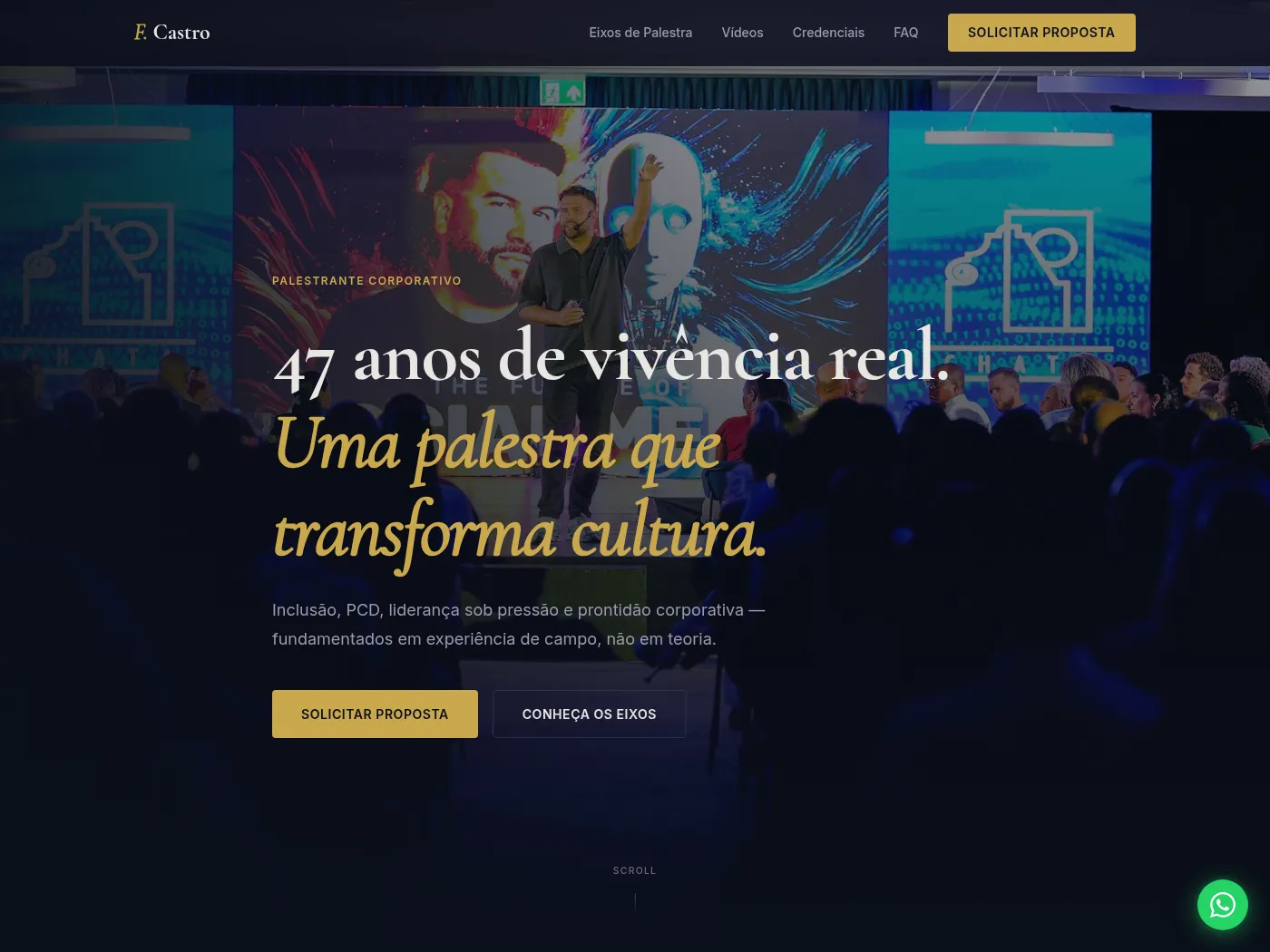 Castro Premium Speaker Site