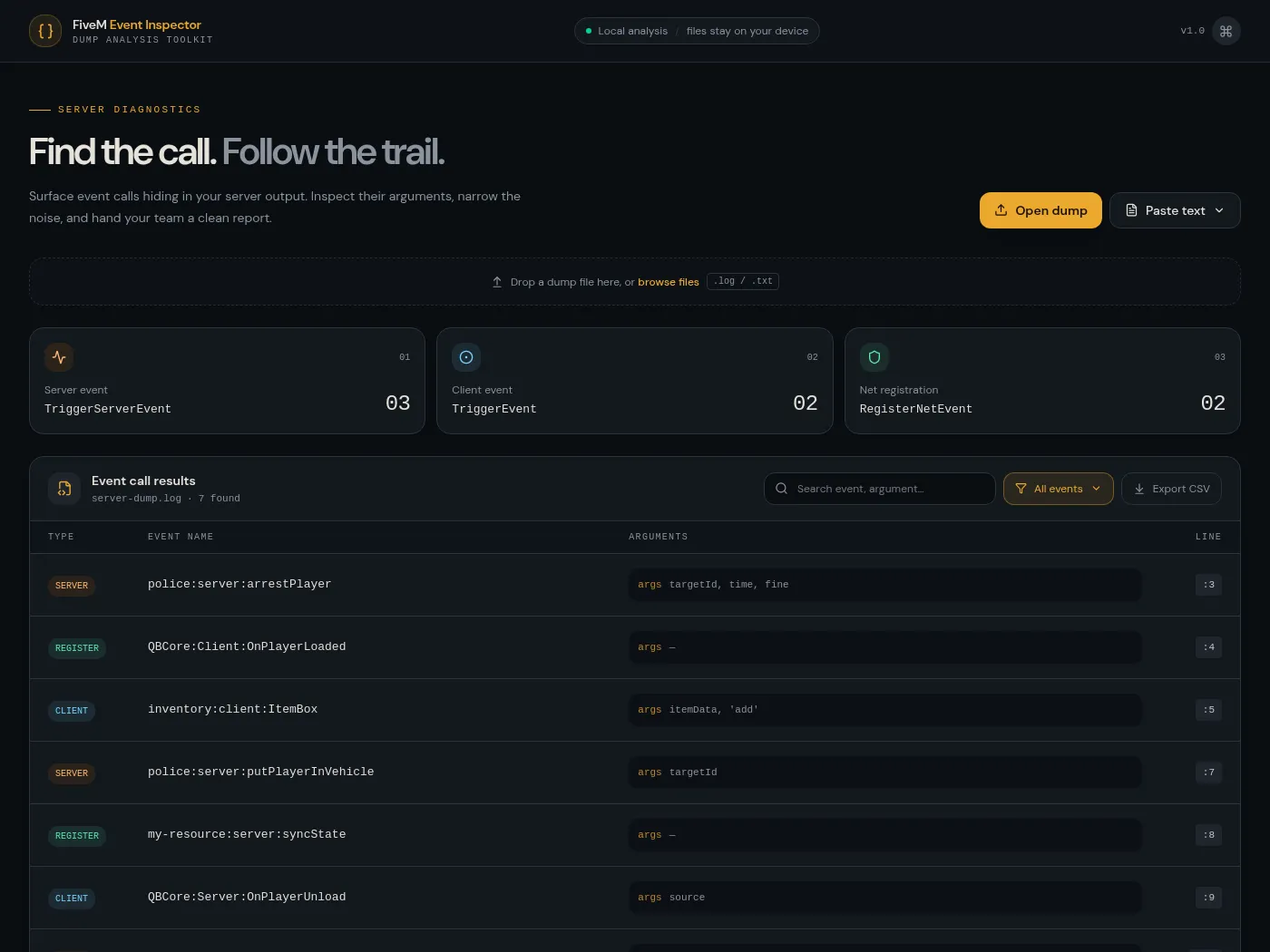 FiveM Event Inspector