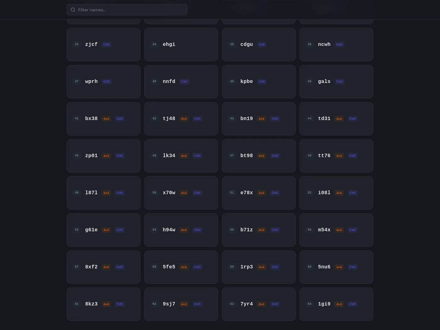 Discord Name Finder