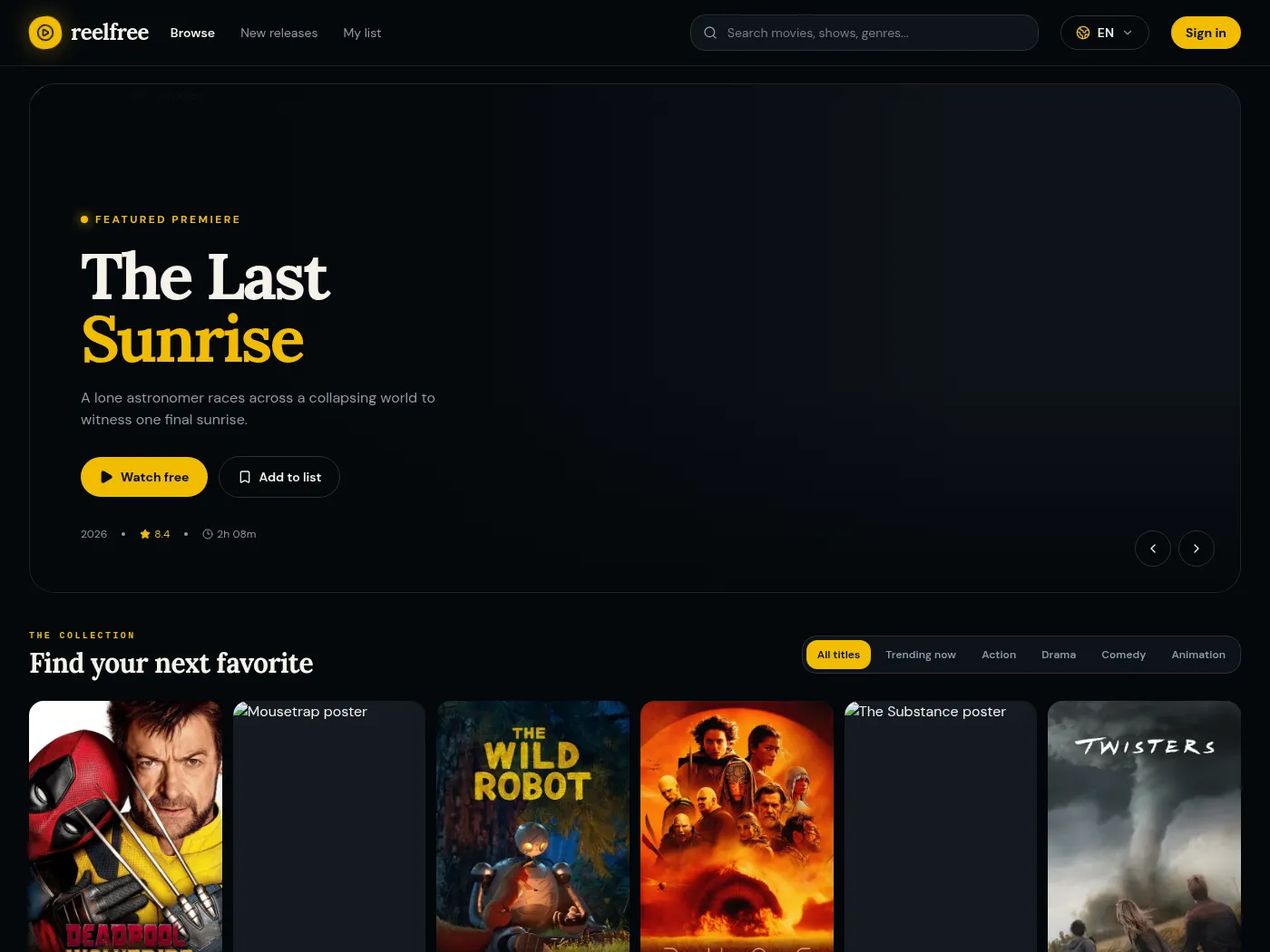 Free Movie Explorer