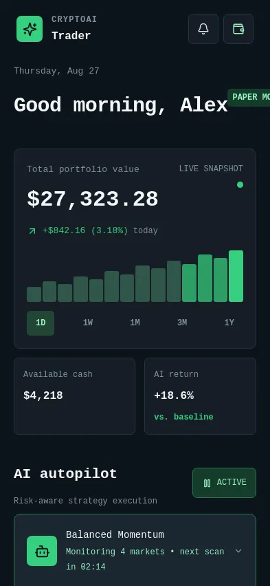 CryptoAI Trader