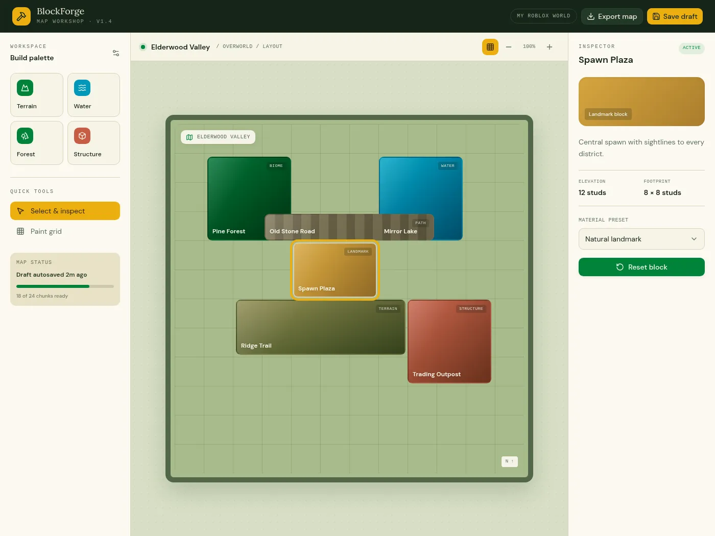 BlockForge Map Designer
