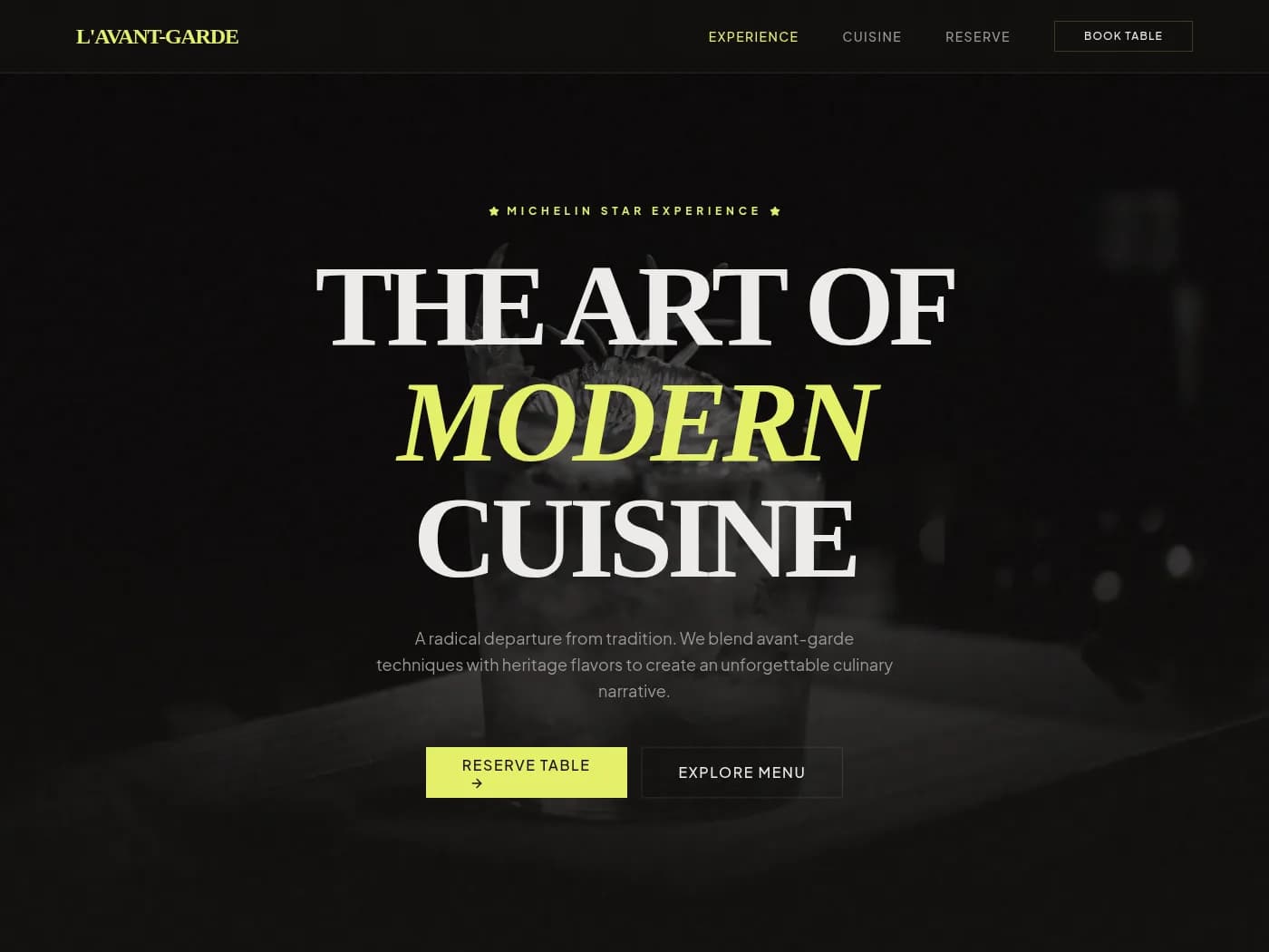 Bistro Web Presence