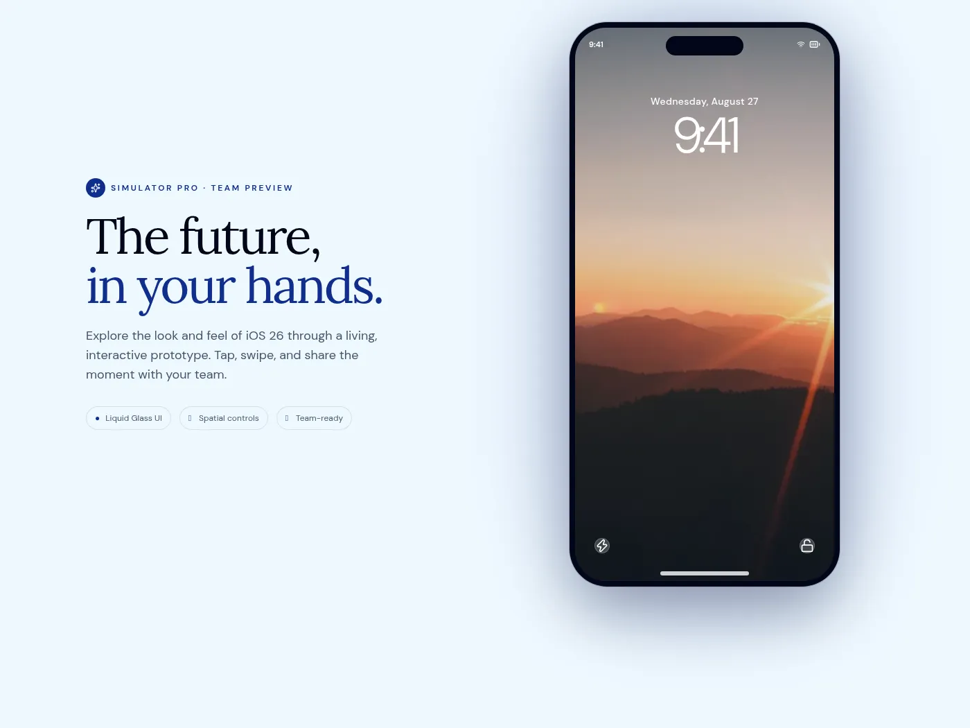 iOS 26 Simulator Pro
