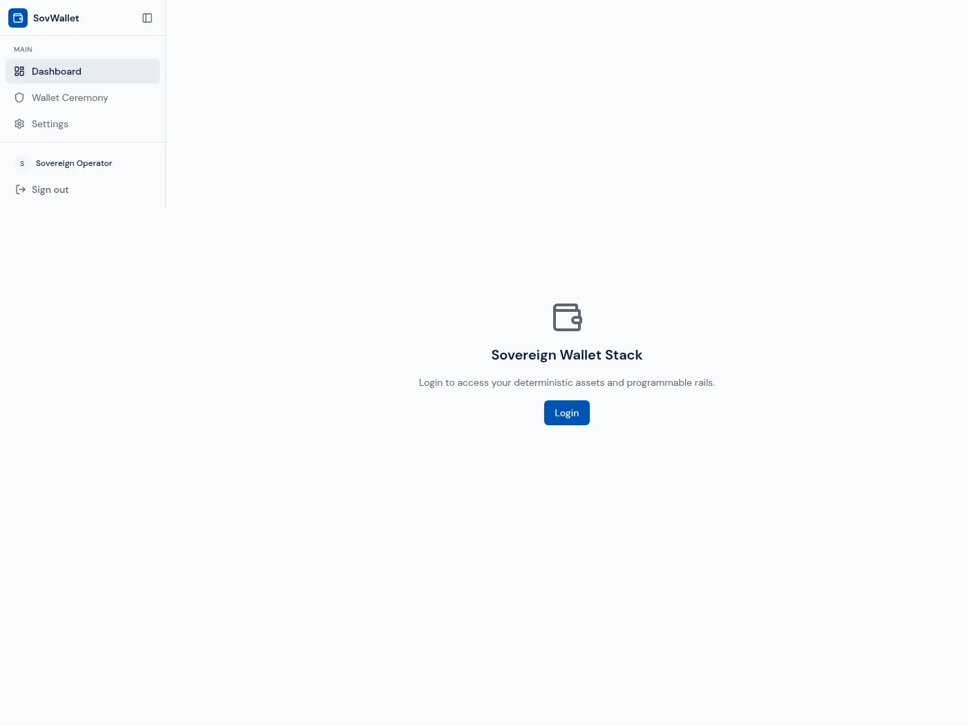 SovWallet 2026 Edition