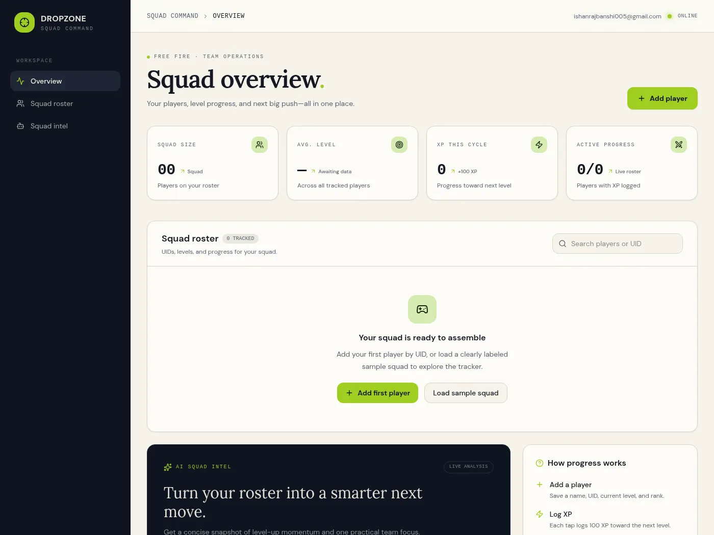 Free Fire Tracker Bot