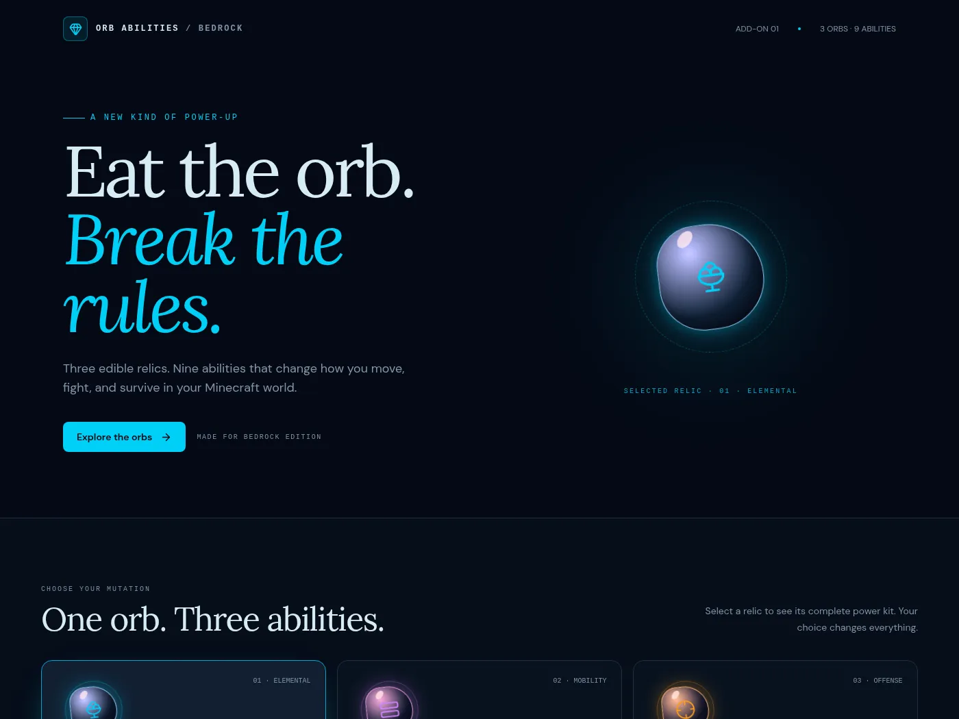 Orb Abilities Mod
