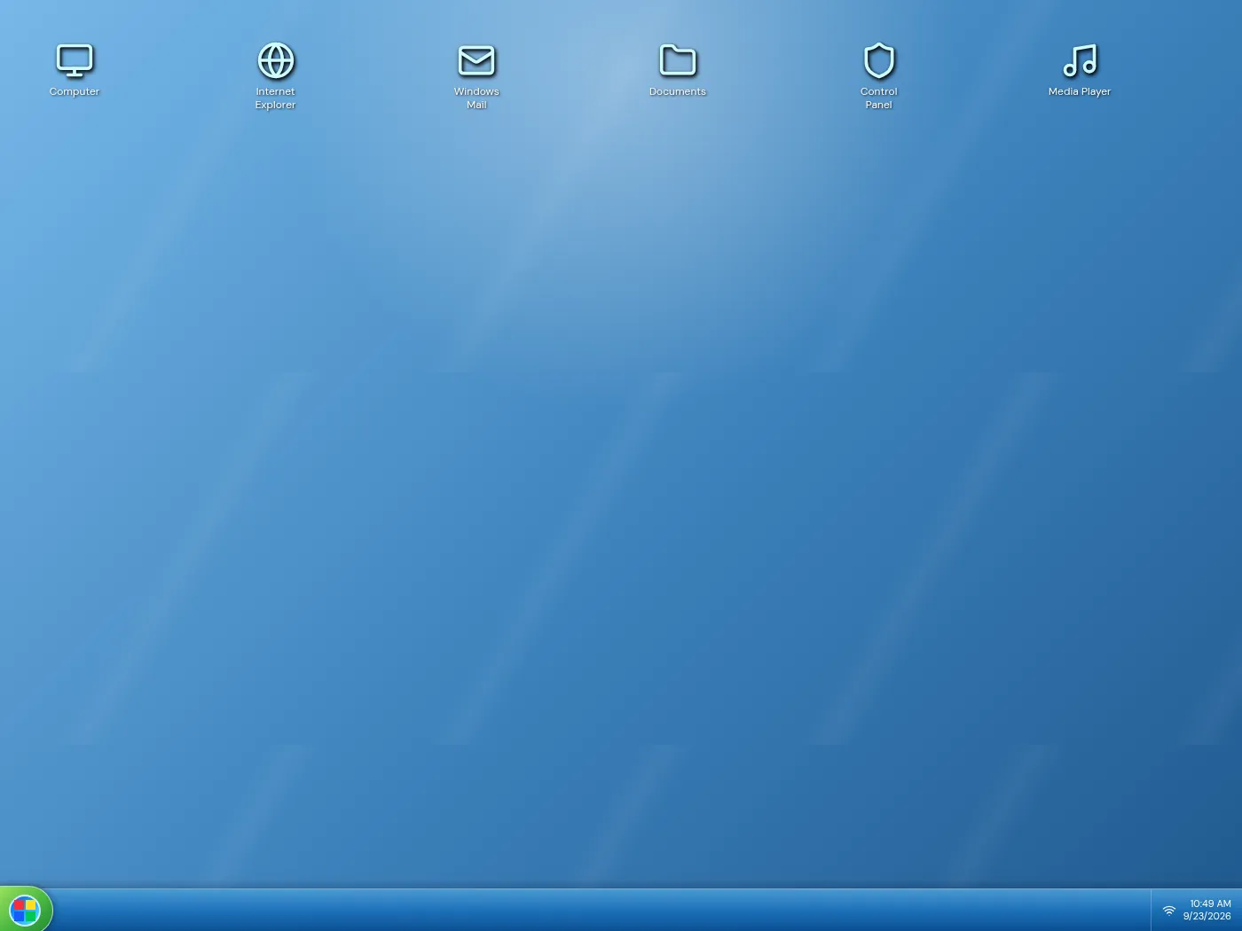 Win7 Retro Web App