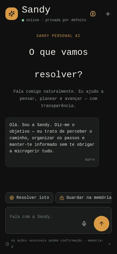 Sandy Personal AI Agent
