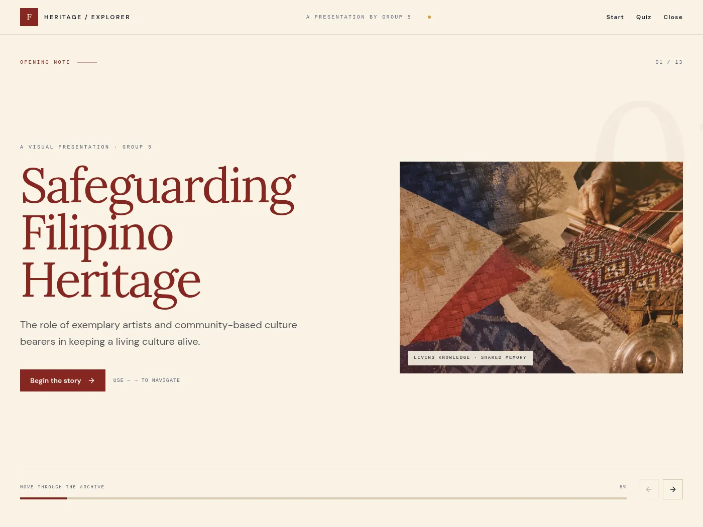 Filipino Heritage Explorer