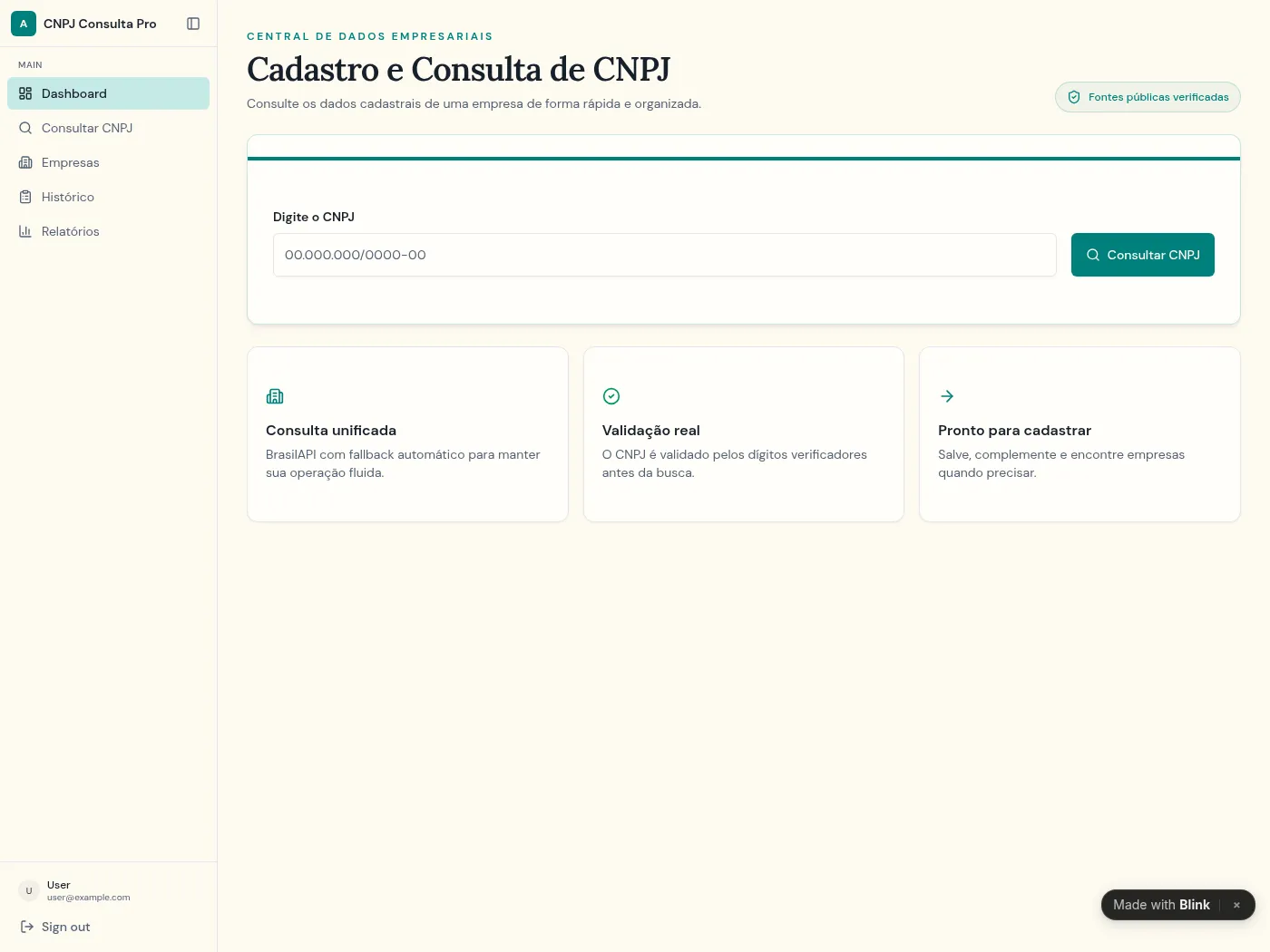 CNPJ Consulta Pro