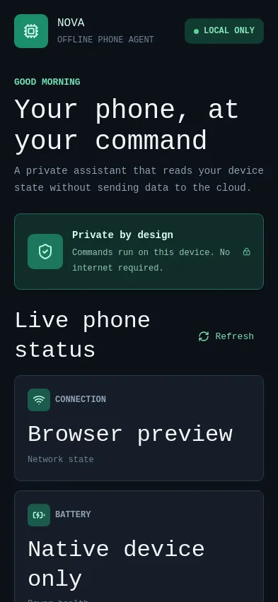 Offline AI Phone Agent