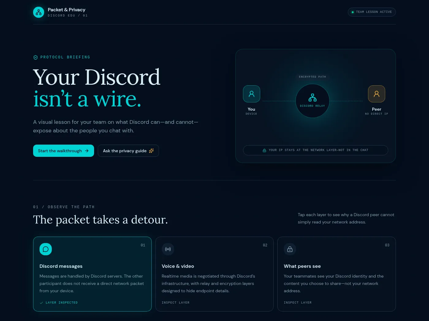 Discord Privacy EDU