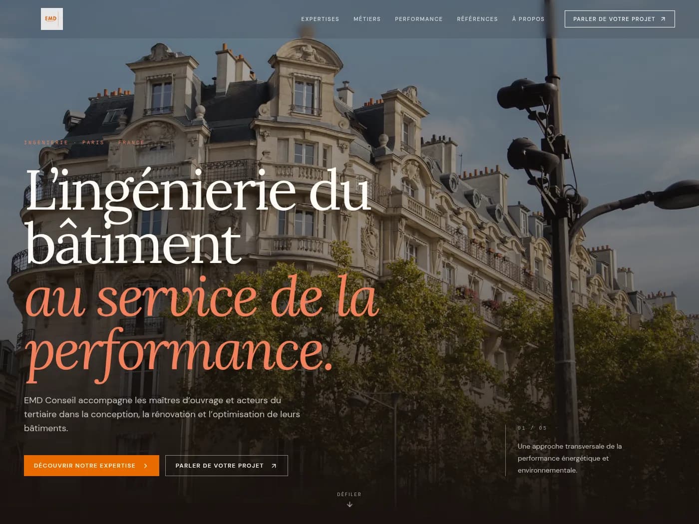 EMD Conseil Premium Site