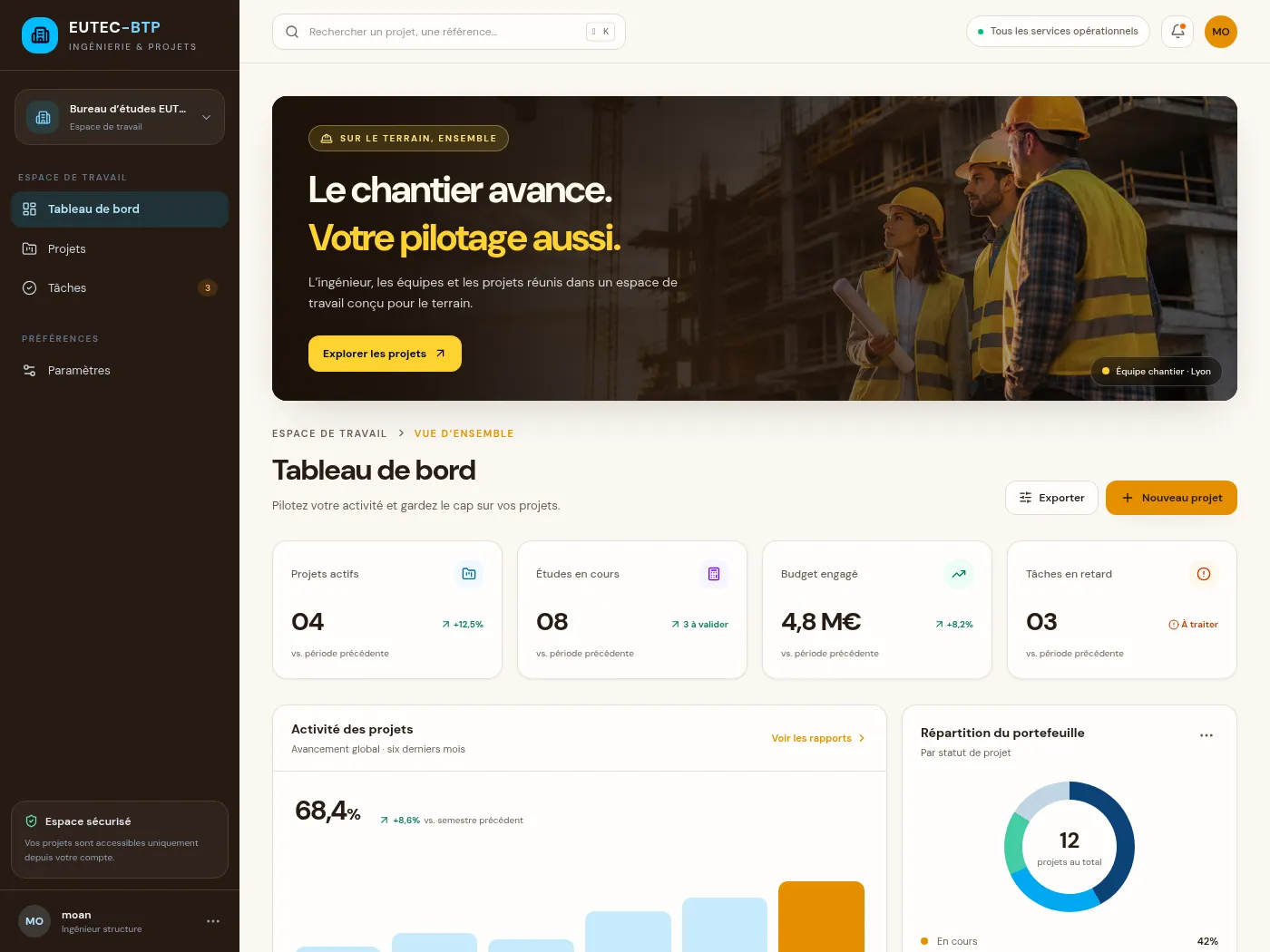 EUTEC-BTP Platform