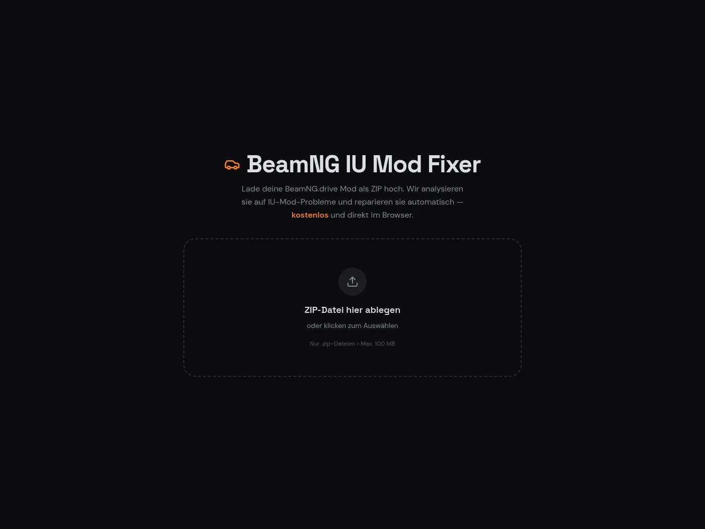 BeamNG IU Mod Fixer