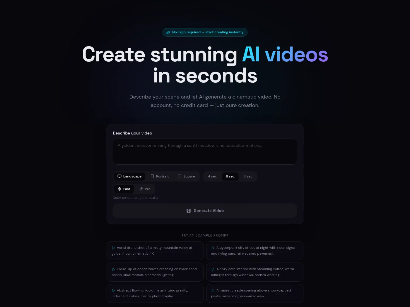 Free AI Video Maker