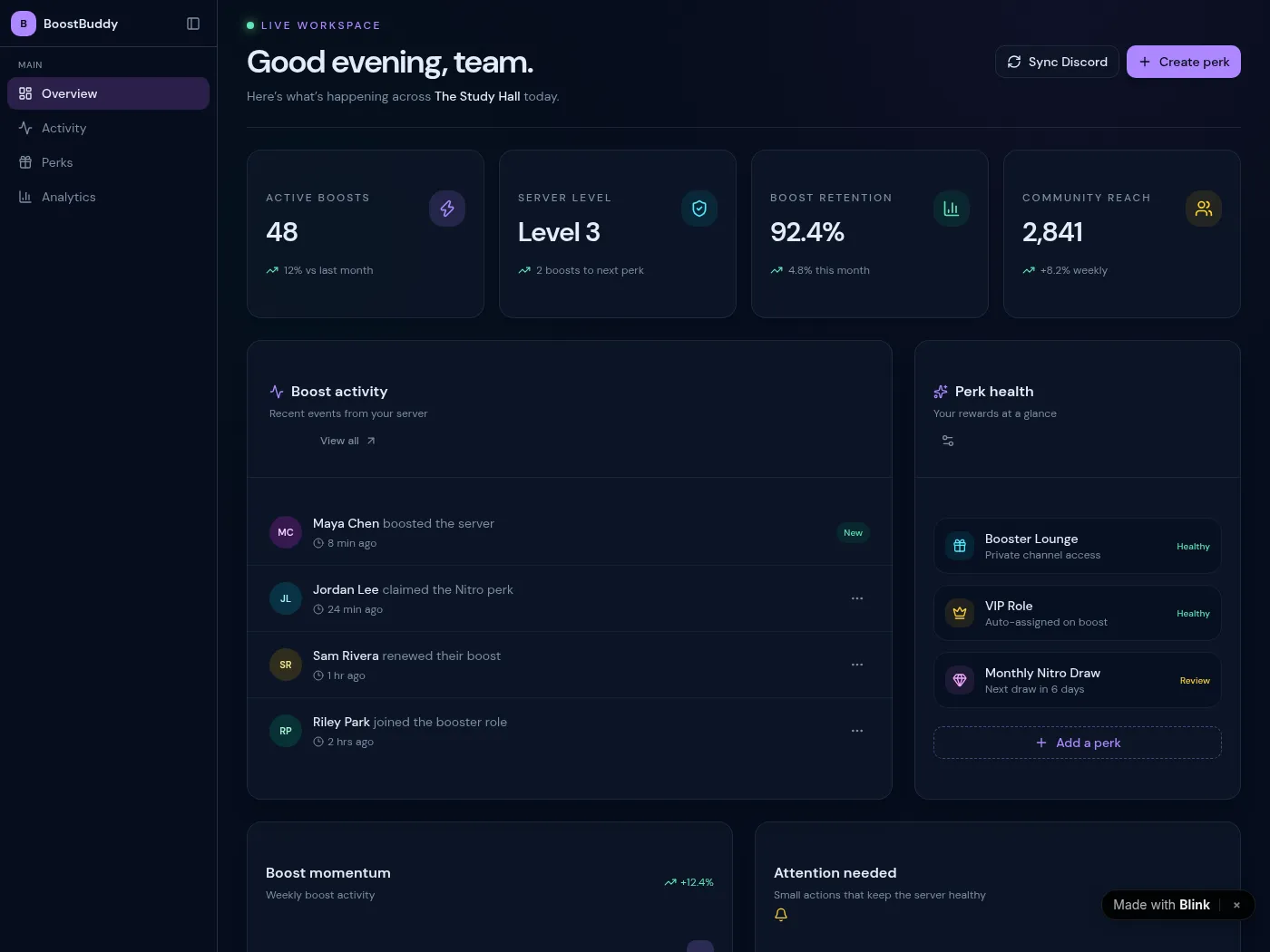 BoostBuddy
