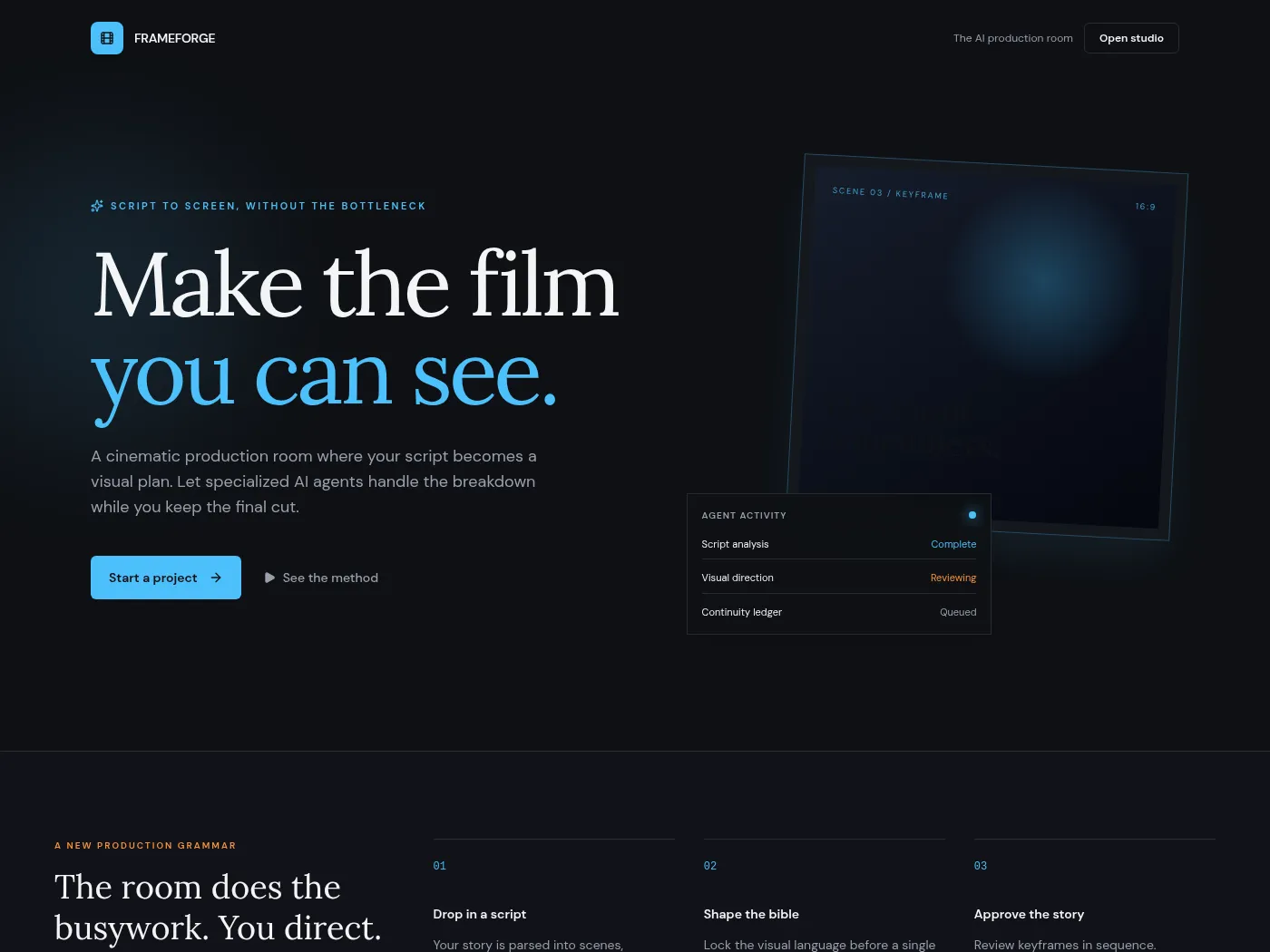 AI Film Studio Platform