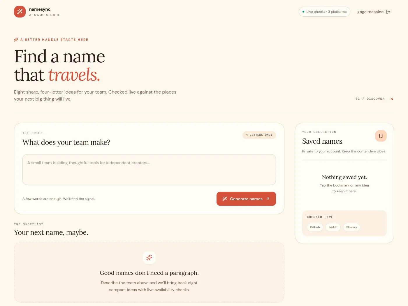 NameSync AI