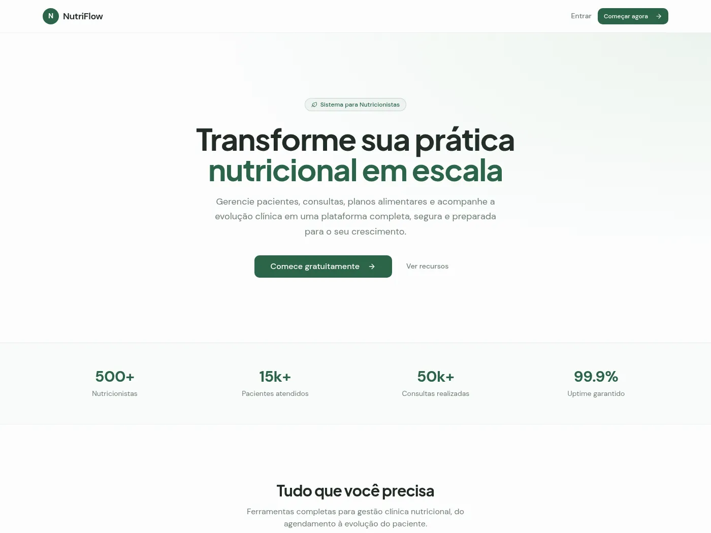 NutriFlow SaaS Platform