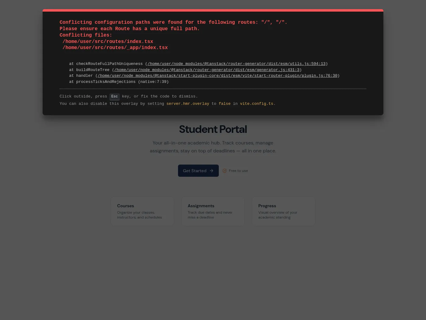 System Student Portal